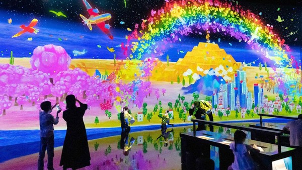 Foto: Karya Seni Digital Memukau di Marina Bay Sands