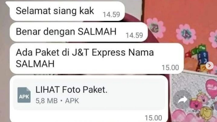 Awas! Modus Penipuan Klik Apk di WhatsApp Bisa Kuras Rekening Tabungan Awas! Modus Penipuan Klik Apk di WhatsApp Bisa Kuras Rekening Tabungan