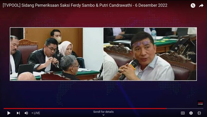 Benny Ali Sambo Pegang Pangkat Sambil Bilang Jaga Marwah Keluarga