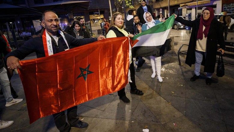 Maroko Menang Lawan Portugal, Orang Arab: Ini Kemenangan Kami!