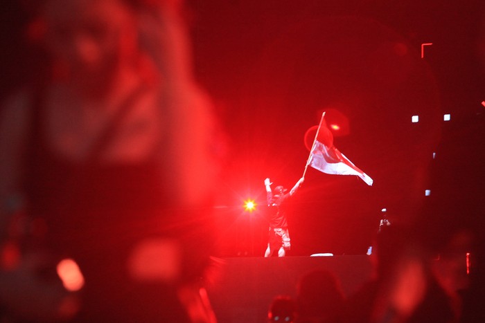 Penonton DWP 2022 Pesta Bawa Bendera Negara, Ada Indonesia hingga Maroko