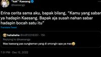 Kaesang Ungkap Pesan Jokowi ke Erina Saat Sungkeman, Apa Itu?
