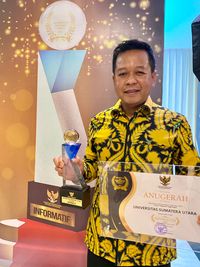 USU Raih Penghargaan Tertinggi di Anugerah KIP 2022