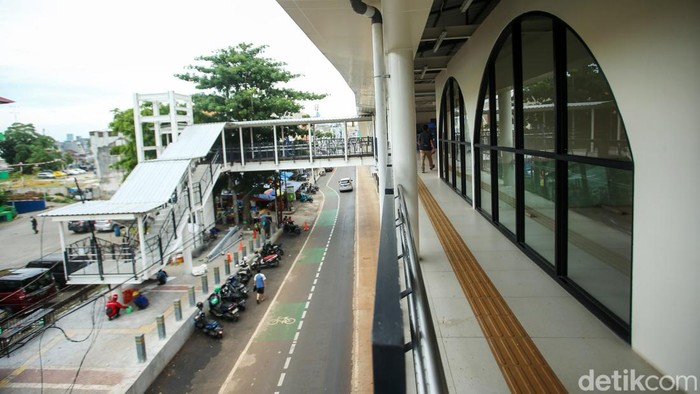 Halte Stasiun Jatinegara 2 Rampung, Transit Lebih Nyaman