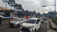 Sejumlah Titik di Puncak Bogor Macet, One Way Arah Jakarta Diterapkan