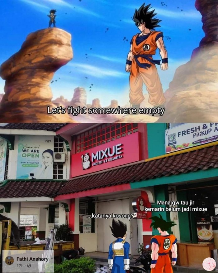 10 Meme Kocak Es Krim Mixue, Si Pencatat Ruko Kosong yang Ada di Mana-mana!