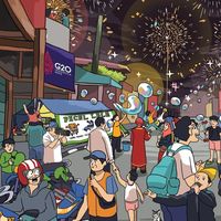 Warung Pecel Lele-Farel Prayoga Mejeng di Poster Ucapan Tahun Baru Jokowi