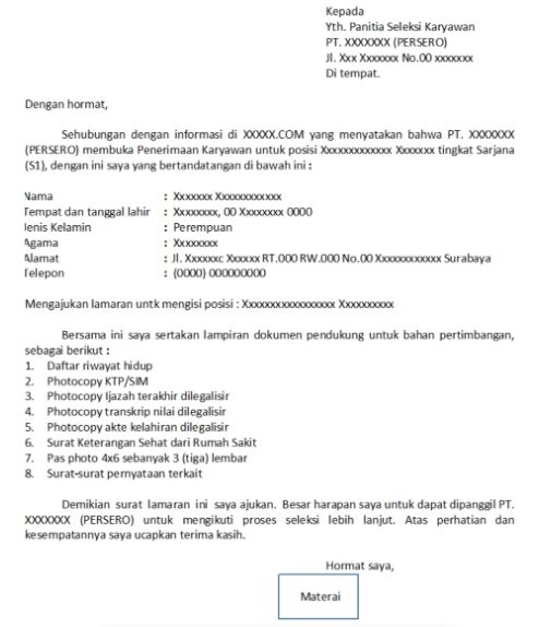 Contoh Surat Lamaran Kerja Dan Gaji Yang Diinginkan S - vrogue.co Contoh Surat Lamaran Kerja Dan Gaji Yang Diinginkan S - vrogue.co