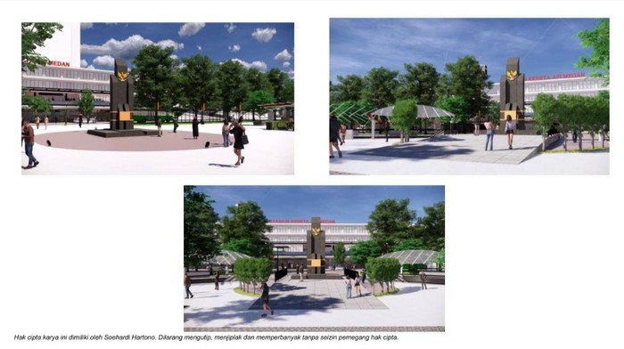 Megahnya Desain Baru Lapangan Merdeka Medan Megahnya Desain Baru Lapangan Merdeka Medan