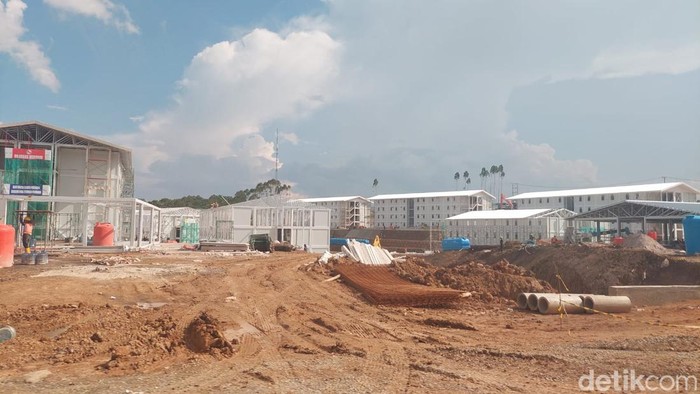 Potret Rusun Pekerja Konstruksi IKN yang Hampir Rampung Potret Rusun Pekerja Konstruksi IKN yang Hampir Rampung