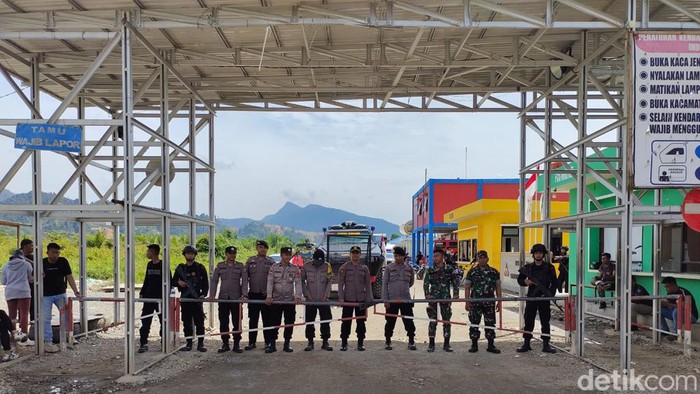 Suasana Kawasan PT GNI Dikawal Ketat TNI-Polri Usai Bentrokan Maut