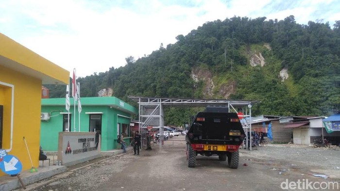 Suasana Kawasan PT GNI Dikawal Ketat TNI-Polri Usai Bentrokan Maut