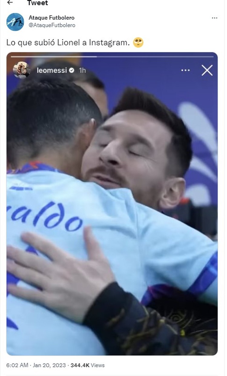 Meme Mengandung Bawang Potret Kehangatan Ronaldo Dan Messi