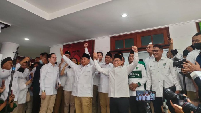 Prabowo Dan Cak Imin Resmikan Sekber Gerindra Pkb Jelang Pemilu 2024