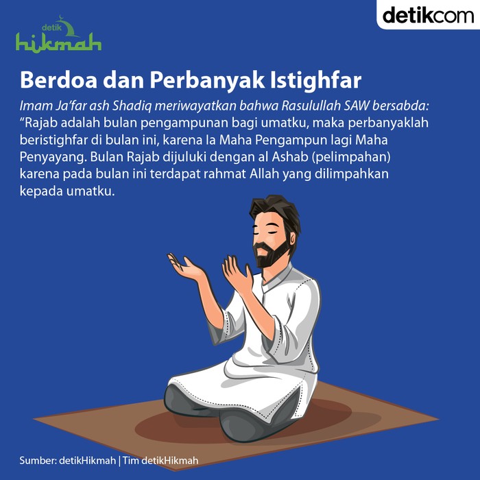 5 Amalan di Bulan Rajab