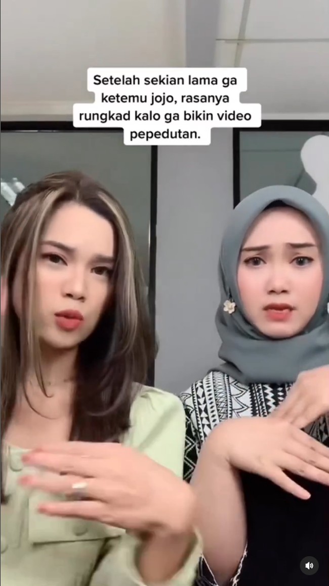 Foto Sinta dan Jojo Keong Racun Reuni 13 Tahun Setelah Viral, Begini Jadinya