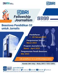Bank BRI Buka Beasiswa S2 untuk Tahun 2023, Ini Syarat dan Jadwalnya