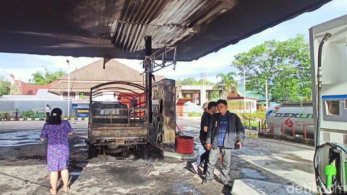 Potret Kebakaran Hebat SPBU di Toraja Utara, 1 Mobil Hangus-Sopir Kritis