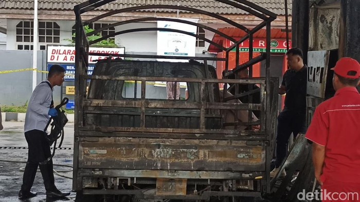 Potret Kebakaran Hebat SPBU di Toraja Utara, 1 Mobil Hangus-Sopir Kritis