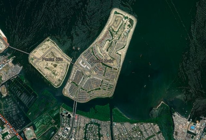 Before-After Jakarta dari Udara Sebelum Tambah Pulau Baru