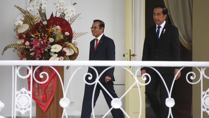 Momen Presiden Jokowi Sambut Kunjungan PM Timor Leste di Istana Bogor