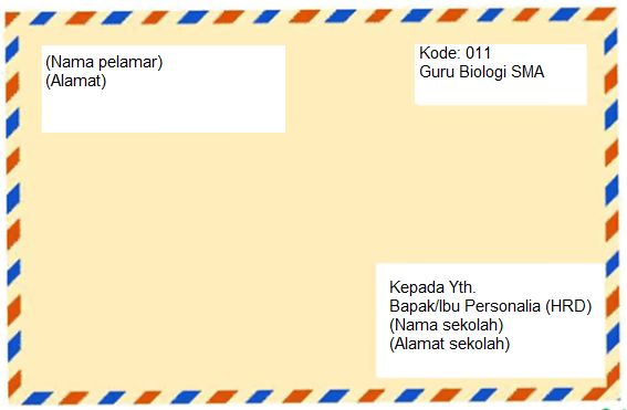 Contoh Kop Surat Pada Amplop Lamaran Kerja Delinewstv