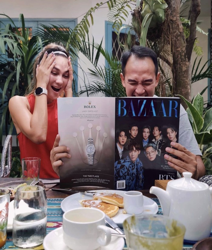 Bahagianya Iwet Ramadhan Saat Makan Bareng Geng Menteri Ceria