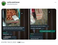 Sediakan Mie dan Telur, Bapak Kos Baik Hati Ini Bikin Iri Netizen