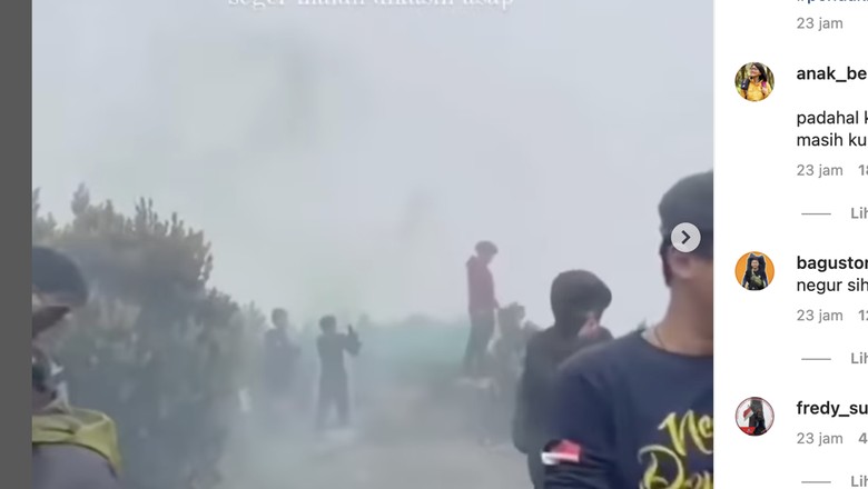 Pendaki Gunung Gede Pangrango Nyalakan Bom Asap, Ancamannya Rp 50 Juta