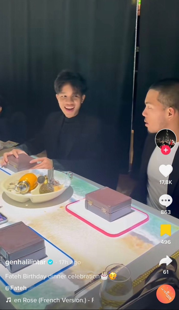 Mewah! Pesta 'Sweet 17' Fateh Halilintar di Resto Dubai Bertema 3D