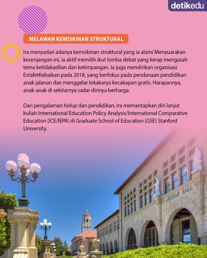 Infografis: Mantan SPG Chicken Nugget Lolos S2 Stanford