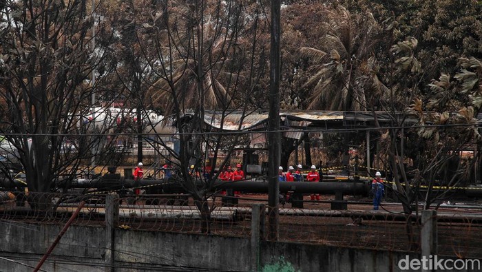 Penampakan Pipa Depo Pertamina Plumpang yang Diduga Sumber Kebakaran