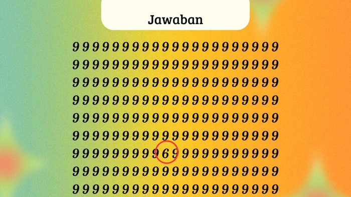 Tes Ketajaman Mata, Berhasil Temukan Angka Berbeda dalam 5 Detik? Tes Ketajaman Mata, Berhasil Temukan Angka Berbeda dalam 5 Detik?