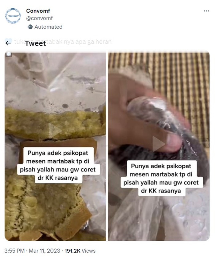 Sekte Baru! Martabak Topping Dipisah Ini Bikin Netizen Resah Sekte Baru! Martabak Topping Dipisah Ini Bikin Netizen Resah