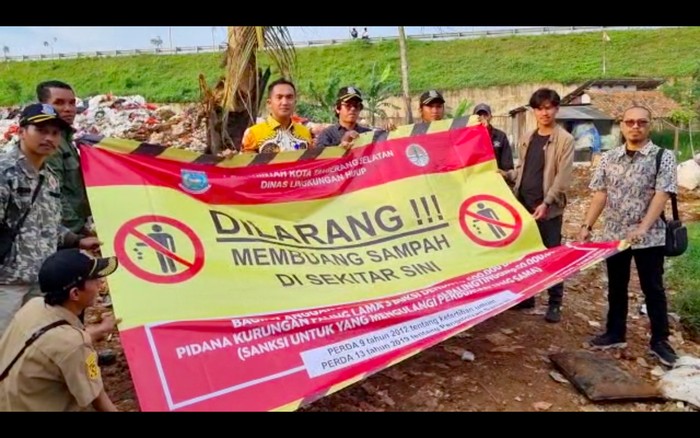 TPS Ilegal Pondok Cabe Udik Disegel Pemkot Tangsel TPS Ilegal Pondok Cabe Udik Disegel Pemkot Tangsel