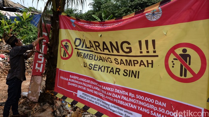TPS Ilegal Pondok Cabe Udik Ditutup, Warga Senang dan Plong TPS Ilegal Pondok Cabe Udik Ditutup, Warga Senang dan Plong