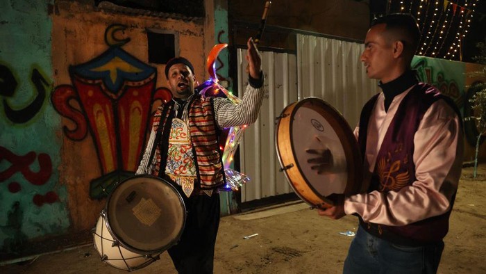 Aksi Penabuh Drum Sahur Ramadan di Gaza Aksi Penabuh Drum Sahur Ramadan di Gaza