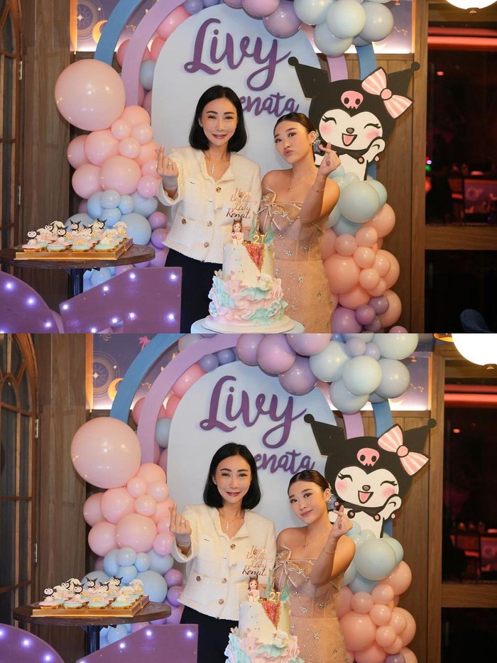 Meriah! 8 Momen Perayaan Ulang Tahun Livy Renata ke-21