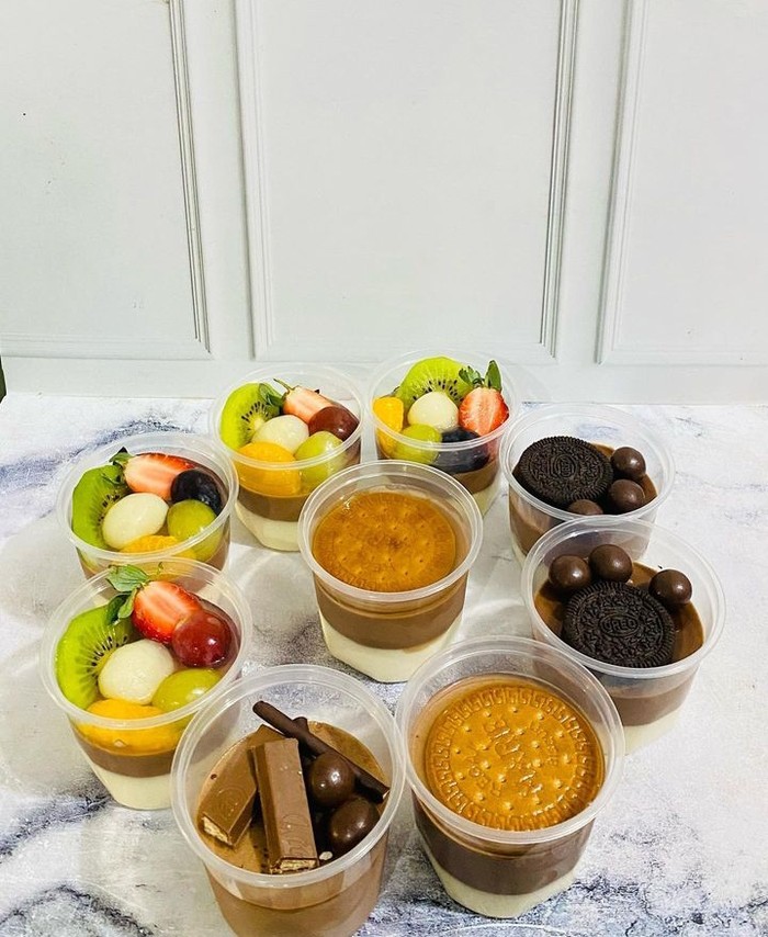 Segar Manis! 20 Puding Cup Rp 12.000 Ada di Sini