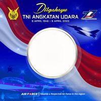 35 Twibbon HUT ke-77 TNI AU 2023: Daftar Link dan Cara Pakainya