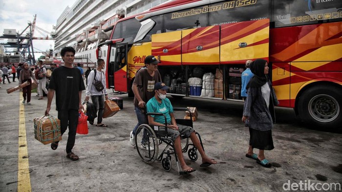 Potret Mudik Awal dengan Kapal Laut di Tanjung Priok