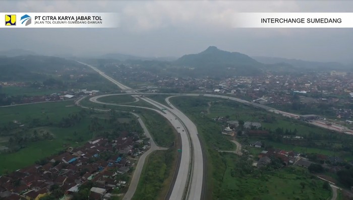 Penampakan Tol Cisumdawu dari Udara yang Bisa Dijajal buat Mudik