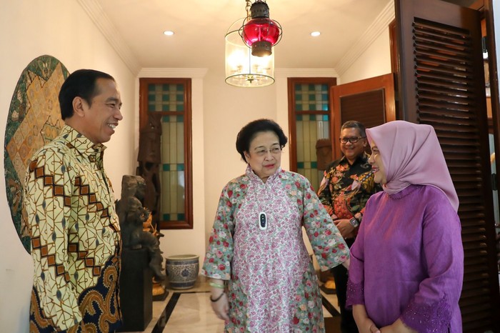 Potret Jokowi Halalbihalal Dengan Megawati Bahas Ganjar Capres