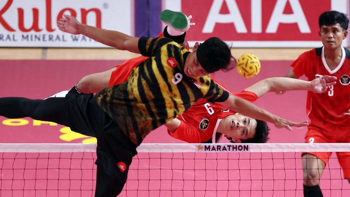 Momen Sepak Takraw Indonesia Gulung Malaysia dan Raih Emas
