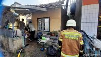 Rumah Warga Sumedang Hangus Terbakar Diduga gegara Korsleting Listrik