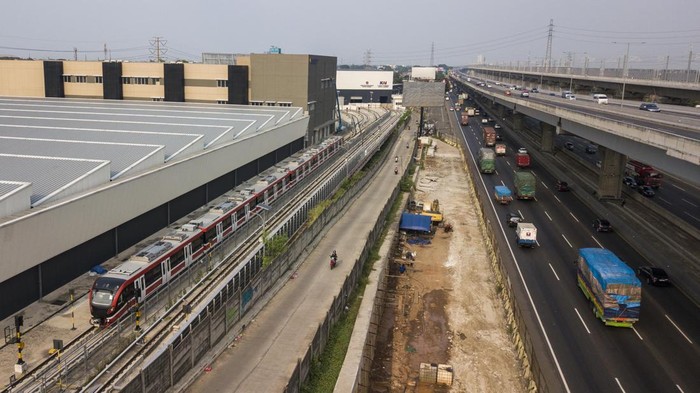 Potret Deretan Kereta LRT yang Bakal Beroperasi Juli 2023