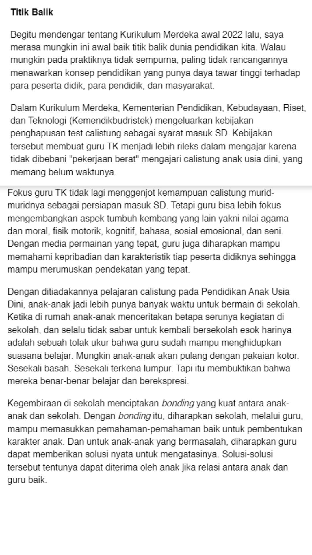 Contoh Artikel Fakta Dan Opini Yang Singkat Viral Upd