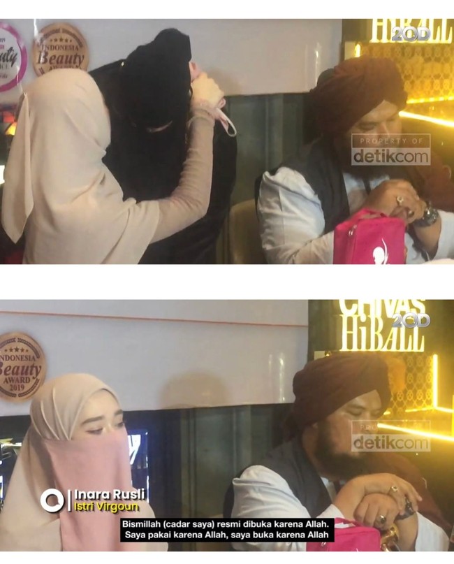 9 Foto Transformasi Inara Rusli yang Buka Cadar, Kini Tampil Berhijab Syar'i