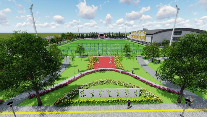 13 Potret Stadion Kebun Bunga Medan Pasca Revitalisasi