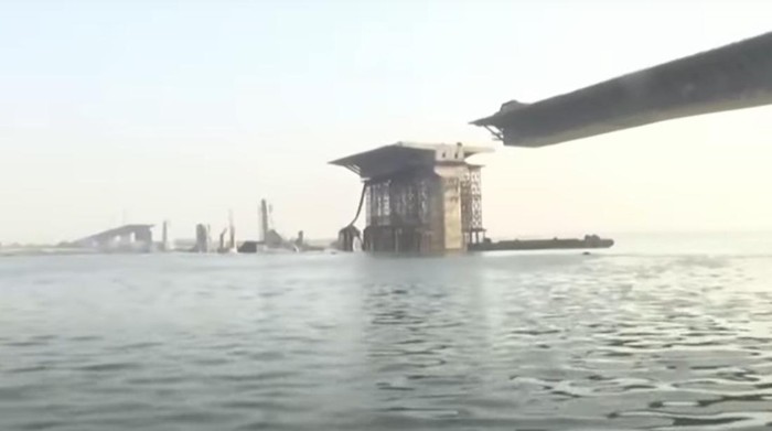 Penampakan Jembatan Gantung India yang Kembali Ambruk